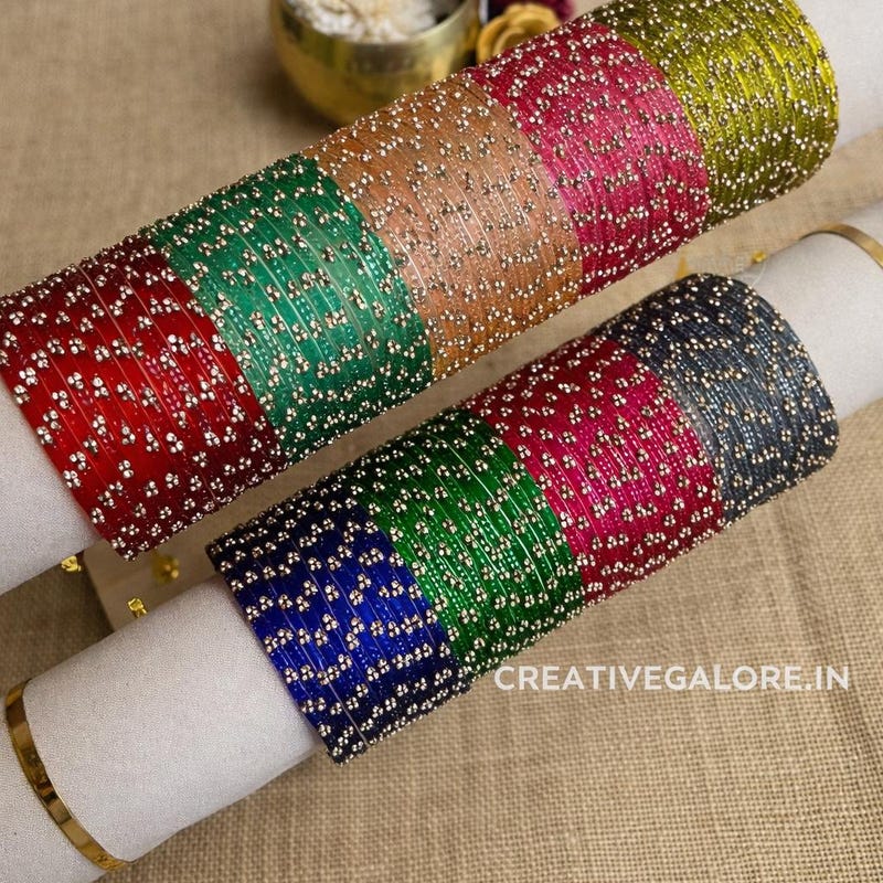 Raindrop Bangles - Etsy