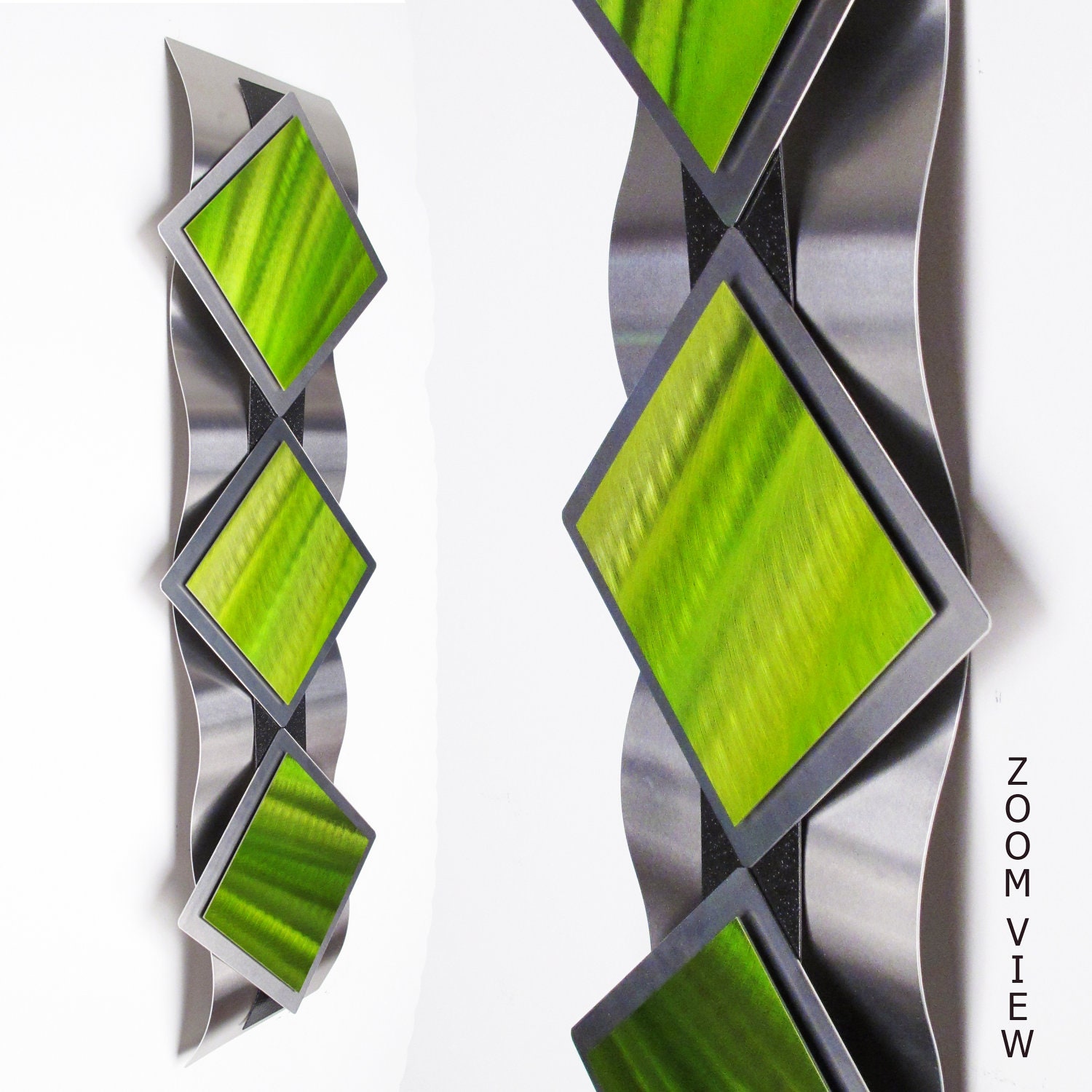 Metal Art Wall Sculpture "mystic Reflections" by Brian M Jones Modern ...
