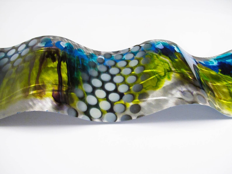 Metal Wall Art Sculpture: "urban Vibration" by Brian M Jones (44" X 10 ...