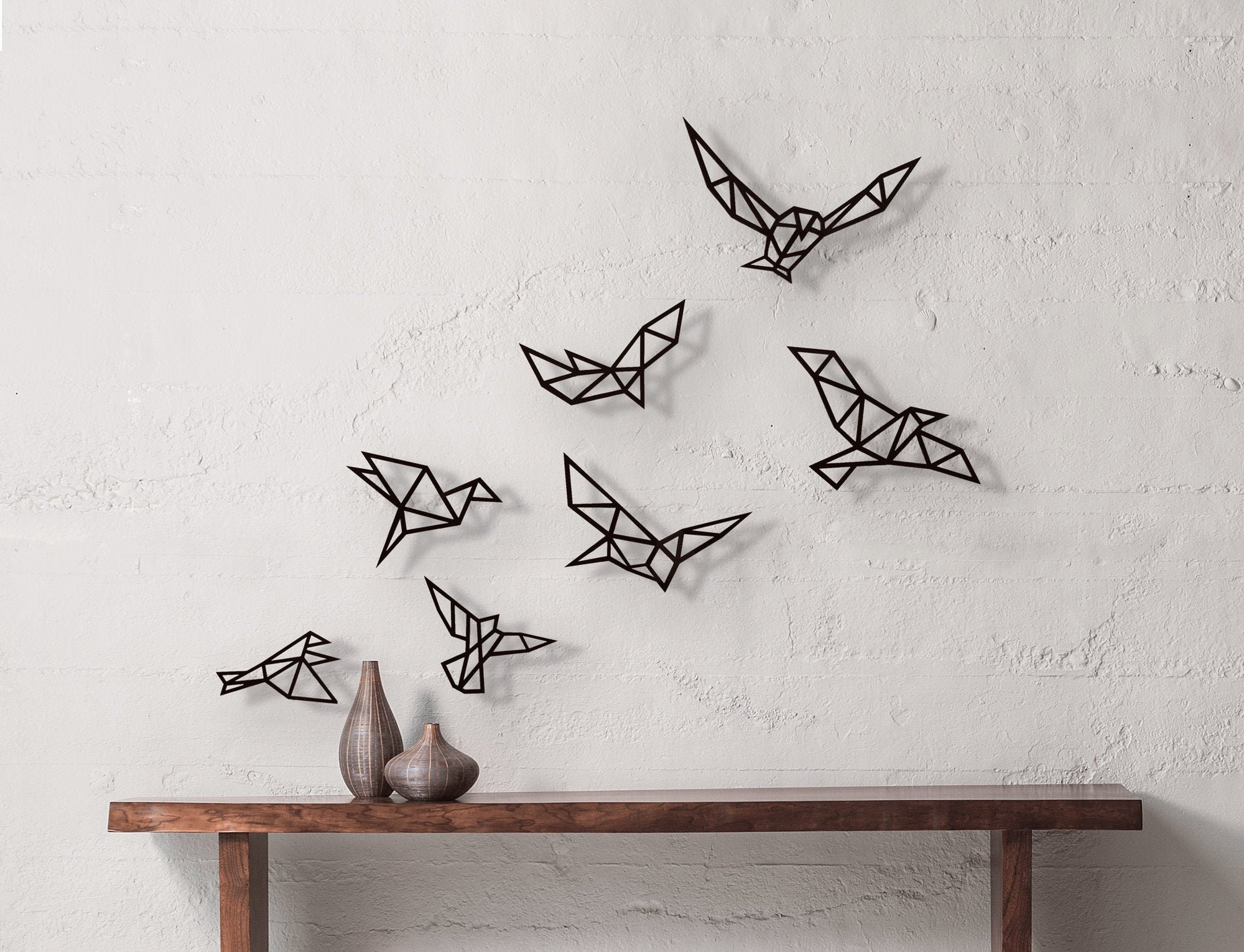 Geometric Bird Art