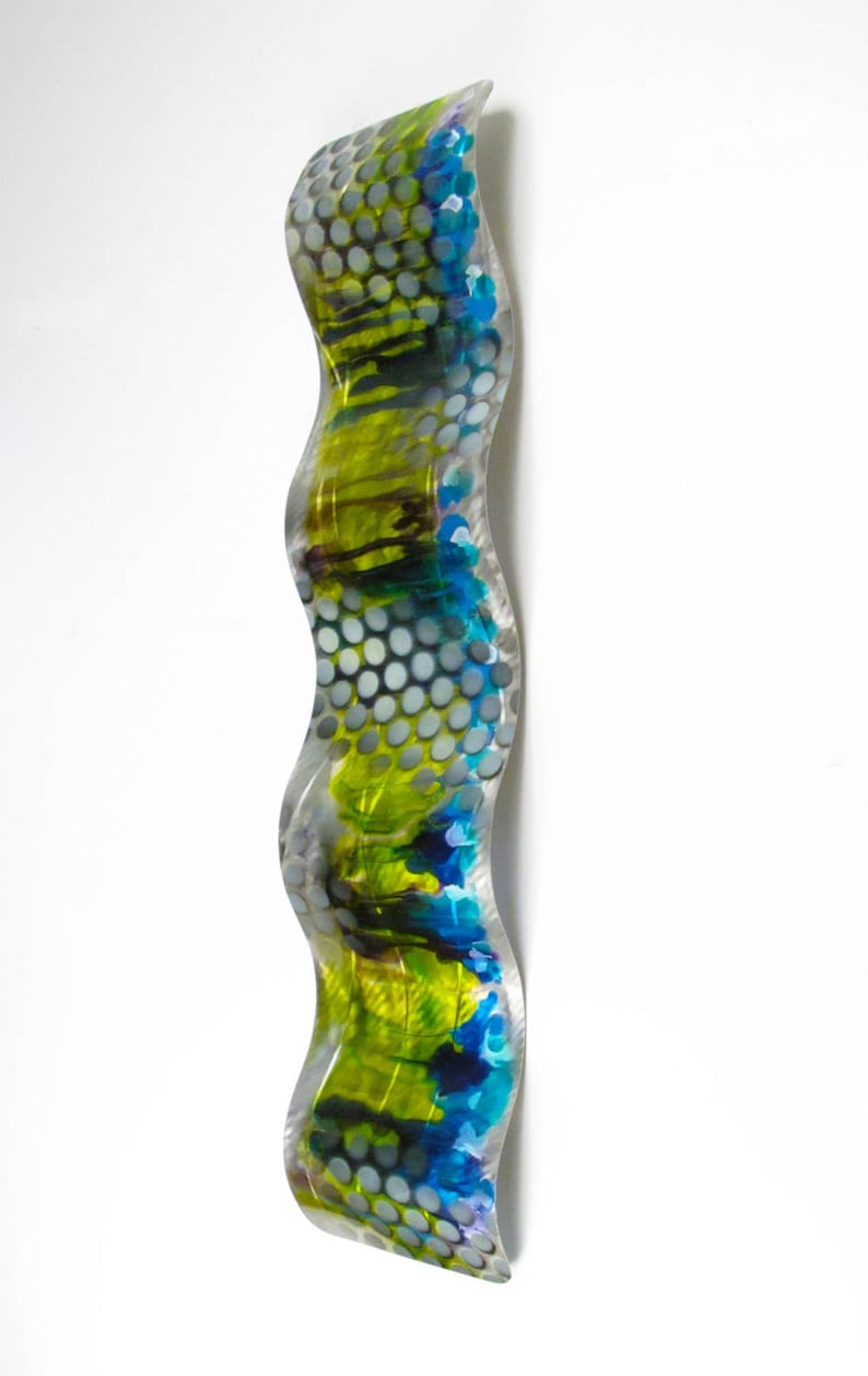 Metal Wall Art Sculpture: "urban Vibration" by Brian M Jones (44" X 10 ...