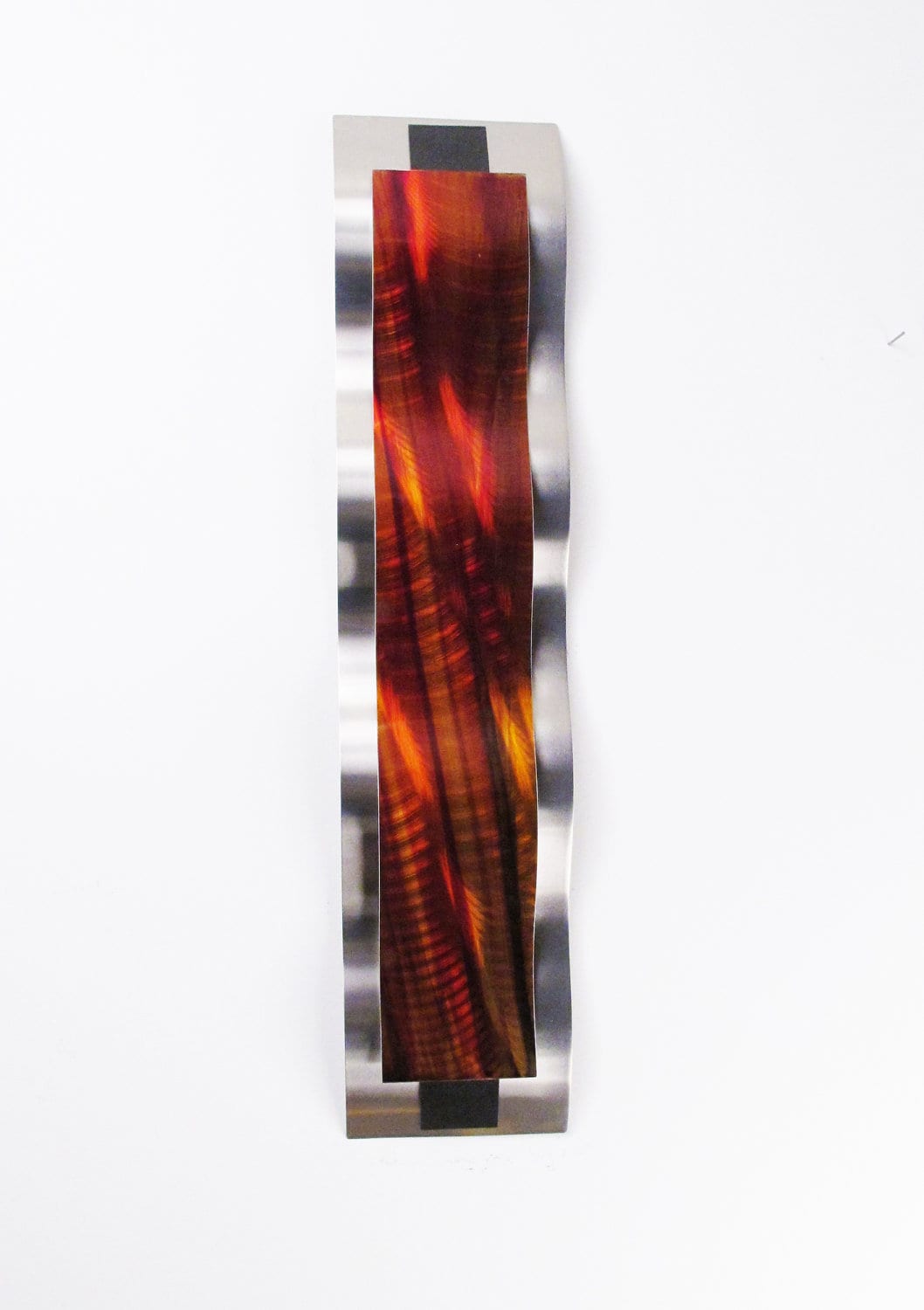 Red Metal Wall Art Metal Wall Sculpture rythmic | Etsy