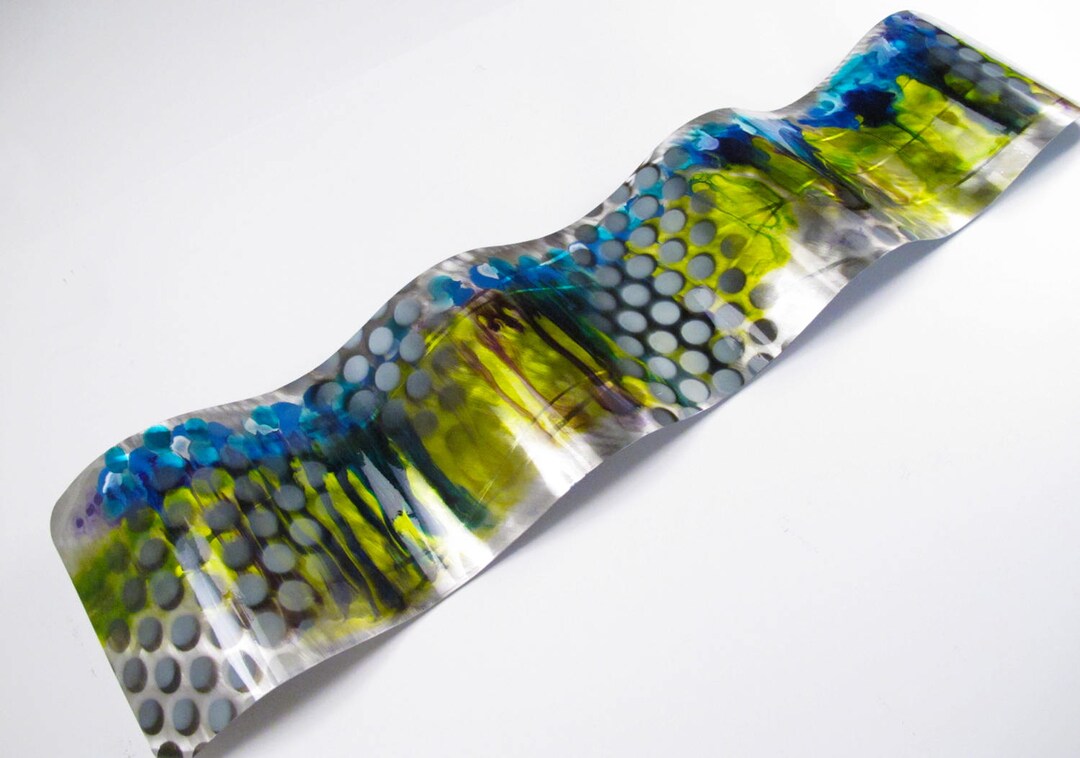 Metal Wall Art Sculpture: "urban Vibration" by Brian M Jones (44" X 10 ...