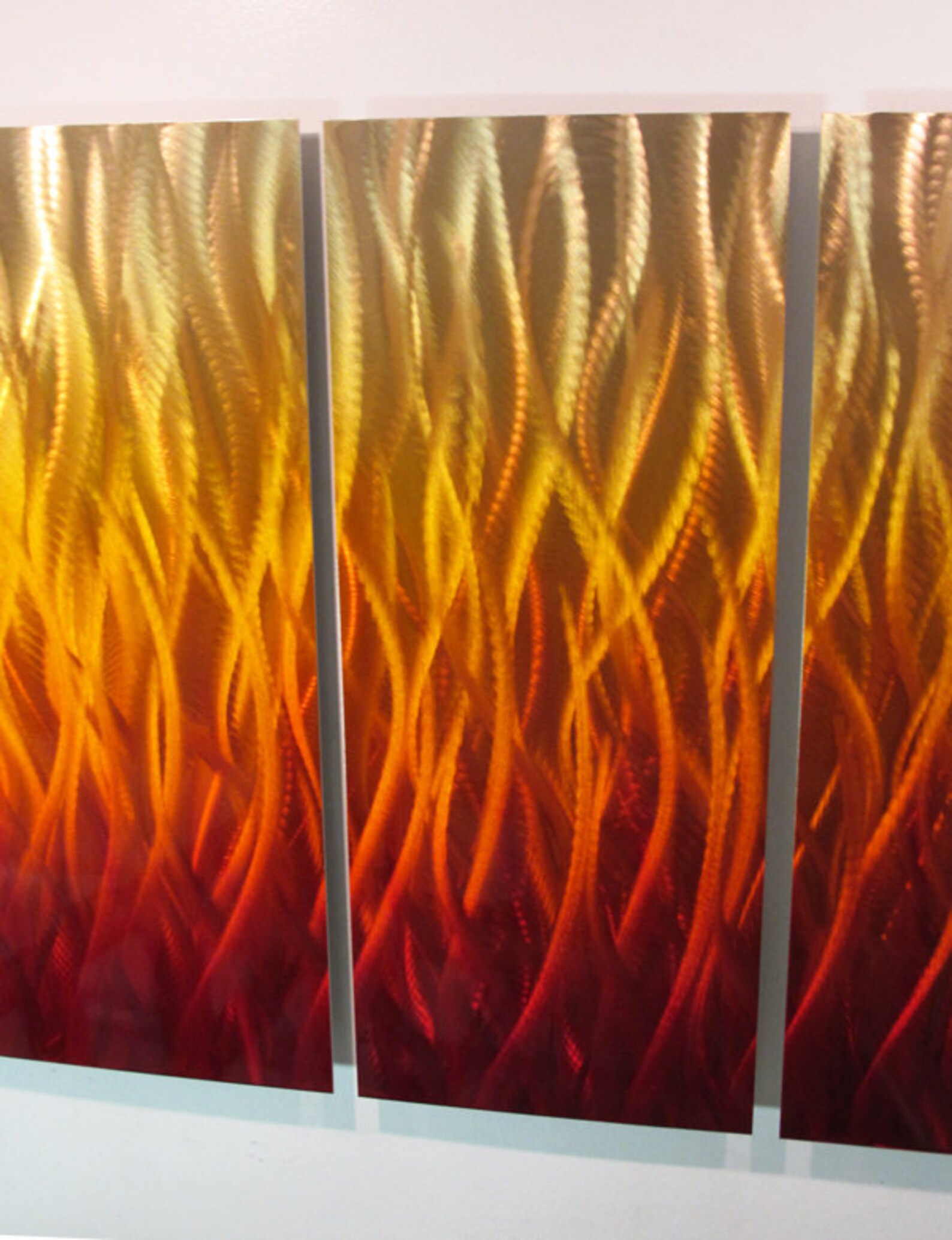 Large Metal Wall Art Panels Sculpture inferno by - Etsy