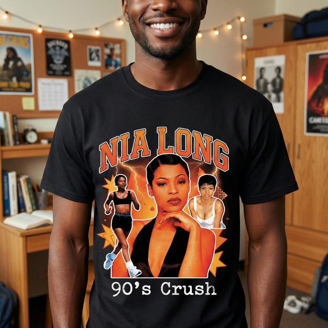 Nia Long 90s Crush Shirt, Vintage Actress Tee - Etsy