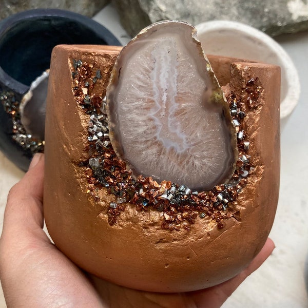 Geode Planter - Etsy