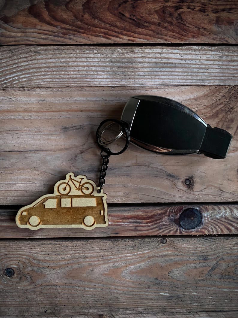 Volkswagen T5 VW T5 Transporter Wooden Keychain Gift – Handmade Camper ...