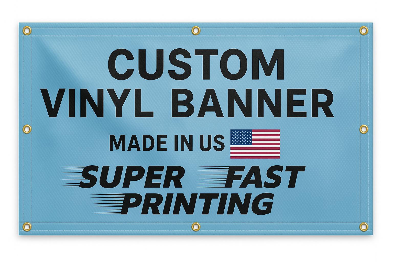 Next Day Turnaround - Custom Vinyl Banner for Indoor & Outdoor Events ...