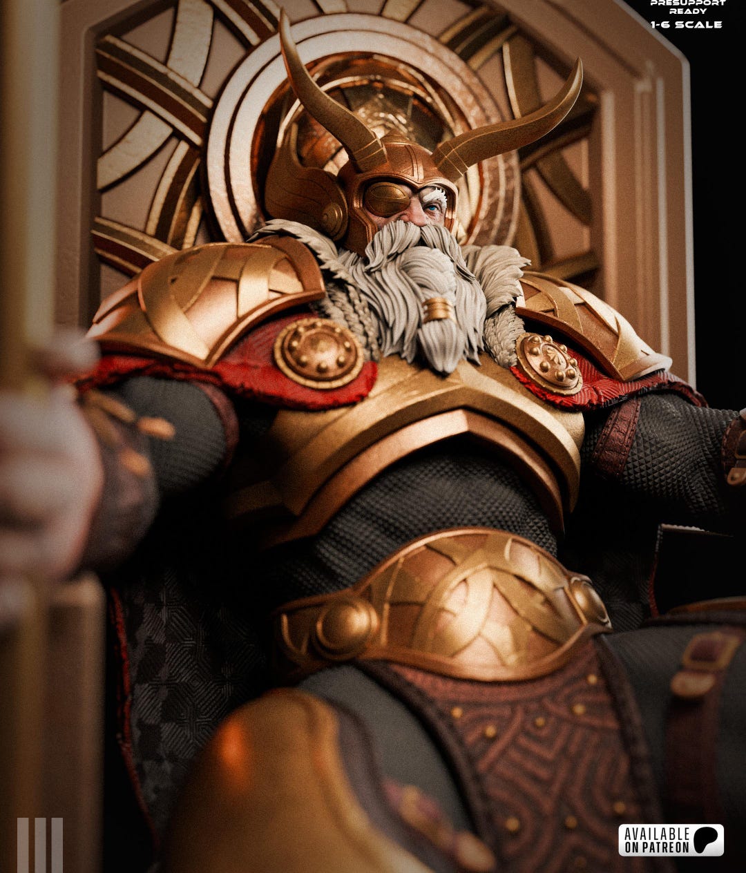 Odin the Allfather From Norse Mythology - 3D STL File | Resin Stl File ...