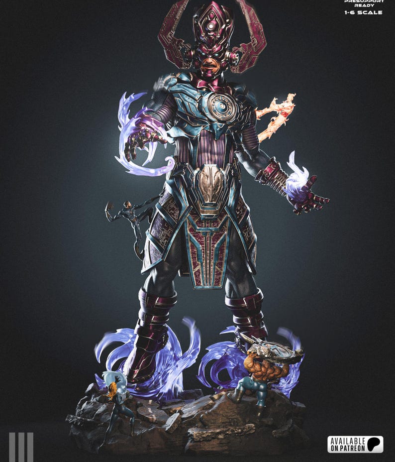 Galactus From Fantastic Four - 3D STL File | Resin Stl File | FDM Stl ...