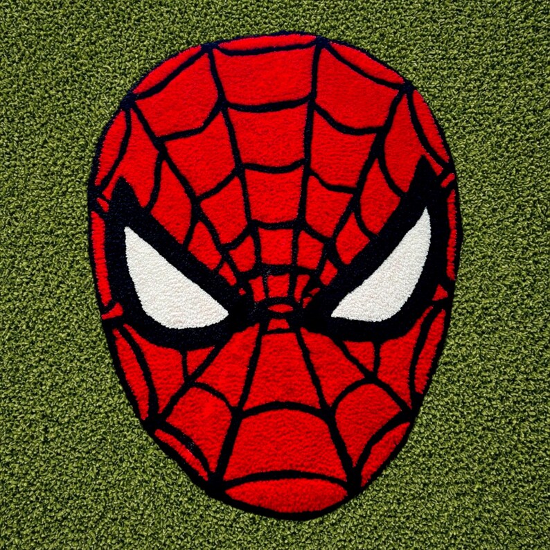 Spider Man Tufted Rug - Etsy