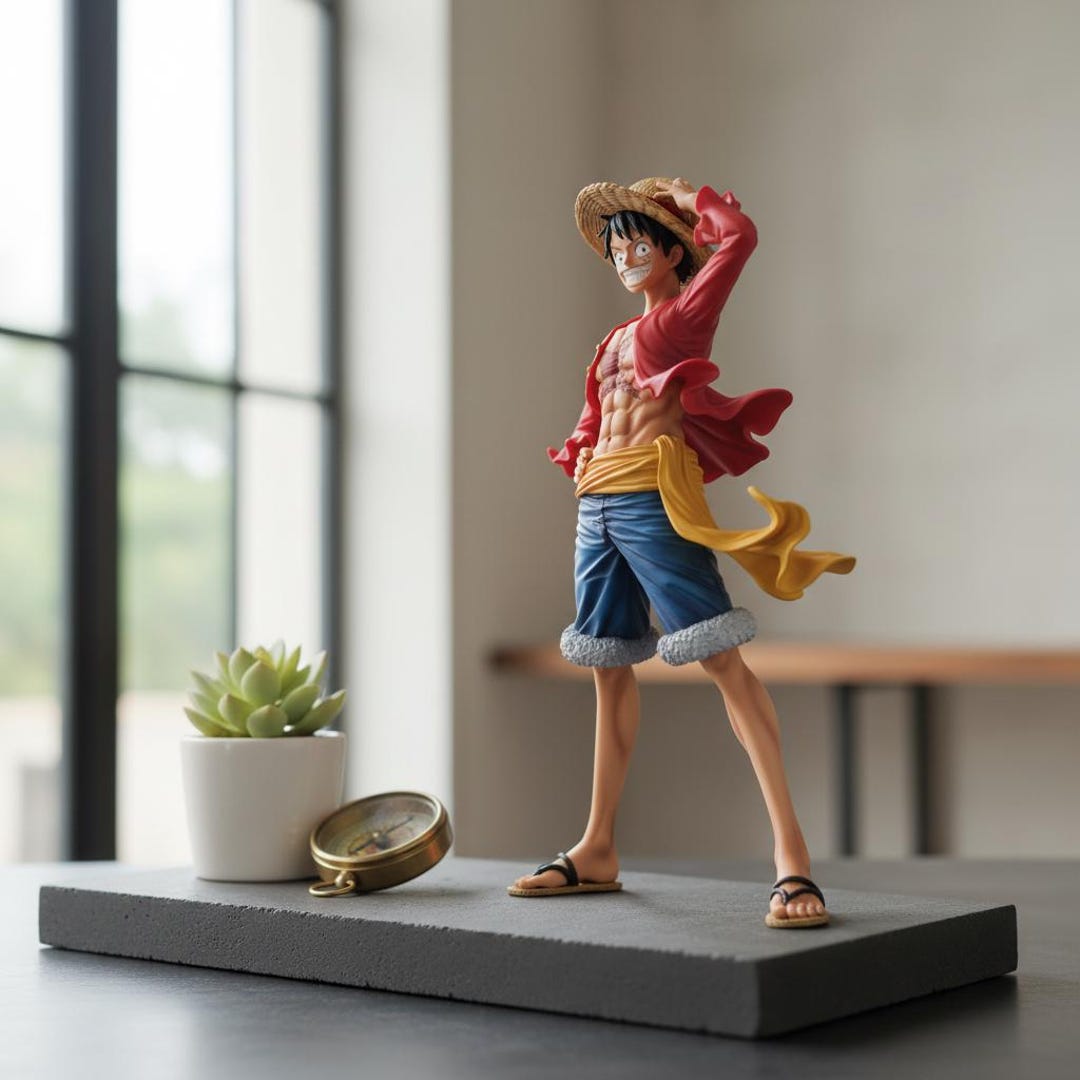 One Piece Luffy Figure – 24cm PVC Anime Collectible - Etsy