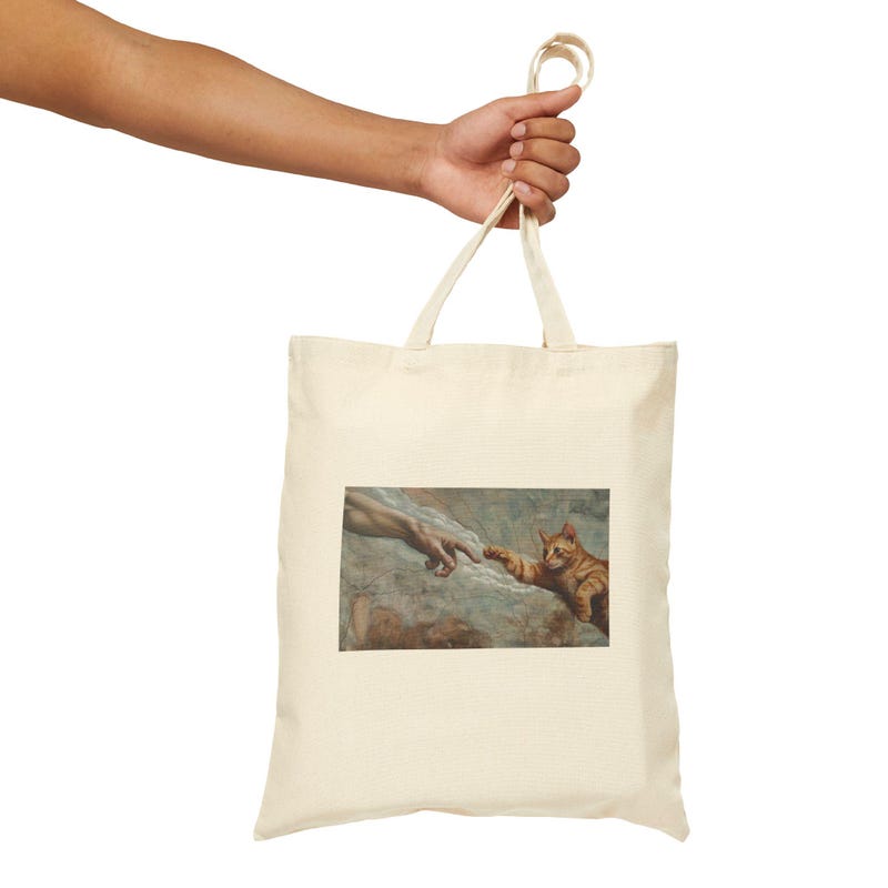 Meme Cat Tote Bag - Etsy