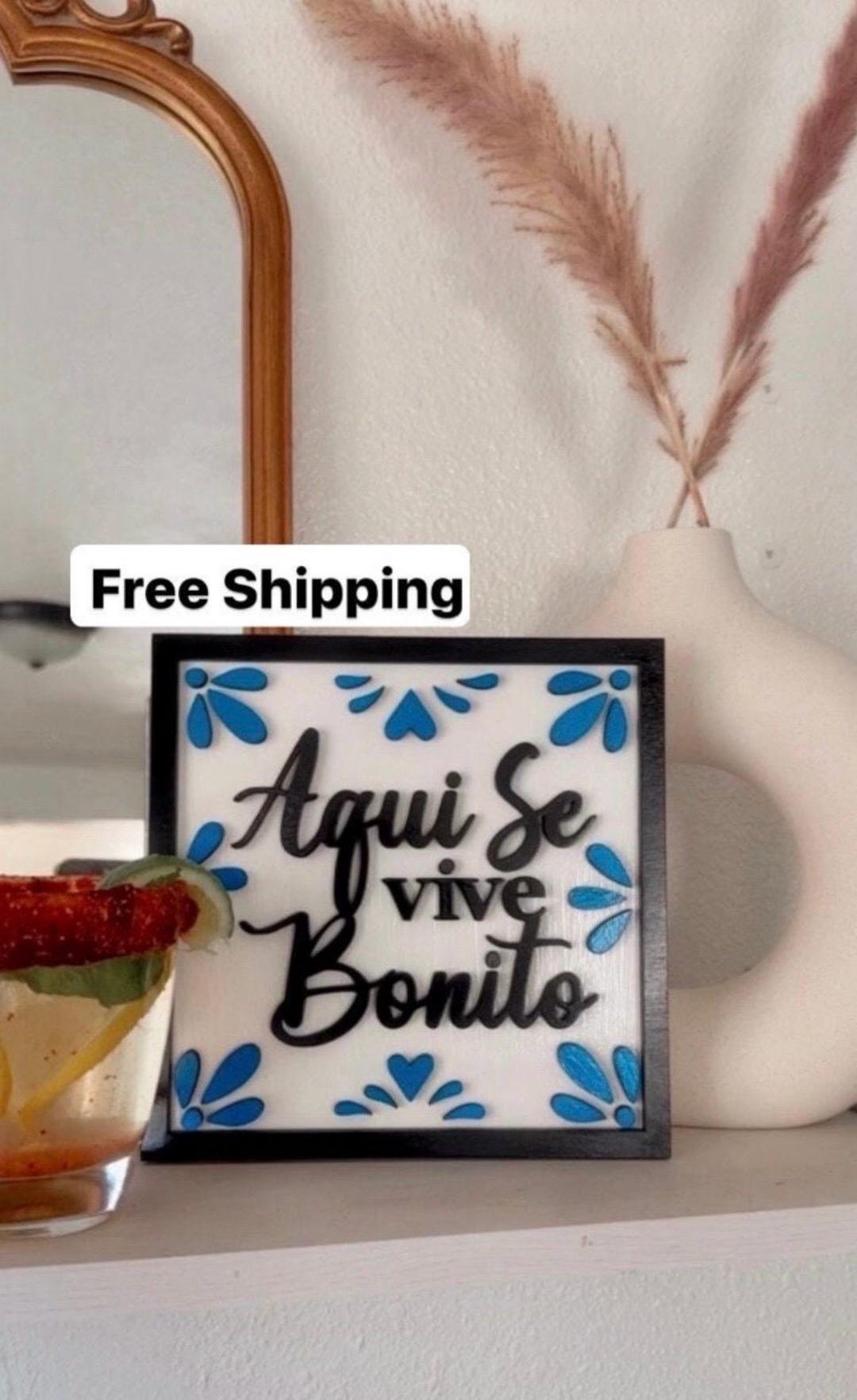 Spanish Signs, Cocina Mexicana, Housewarming Gift, Olla De Barro Decor ...