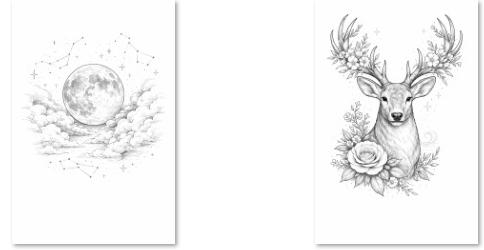 The Neo Ink: A Neo-realism Tattoo Coloring Book | Adult Coloring Pages ...