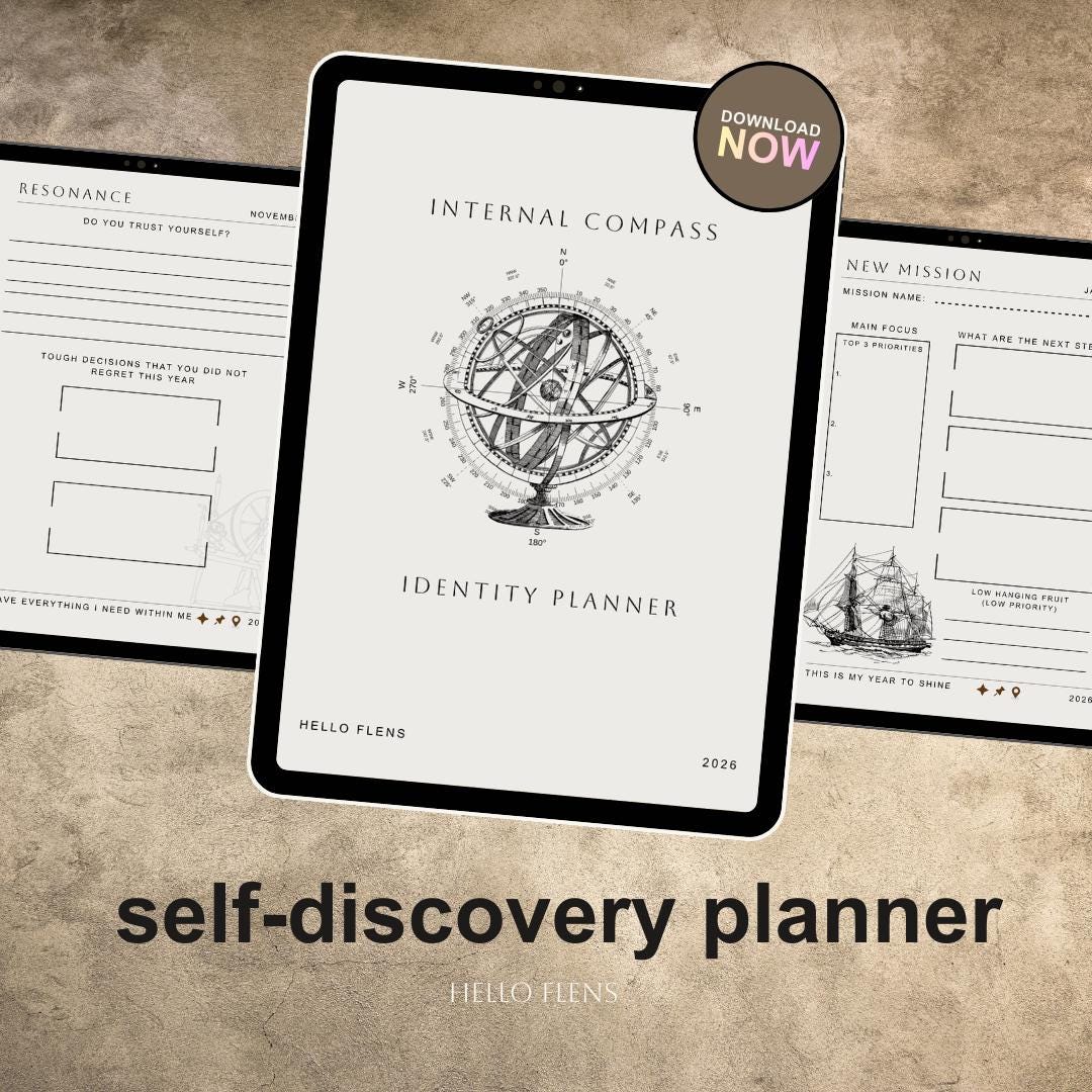 Internal Compass 2026 – Digital Identity Planner | Self Discovery ...