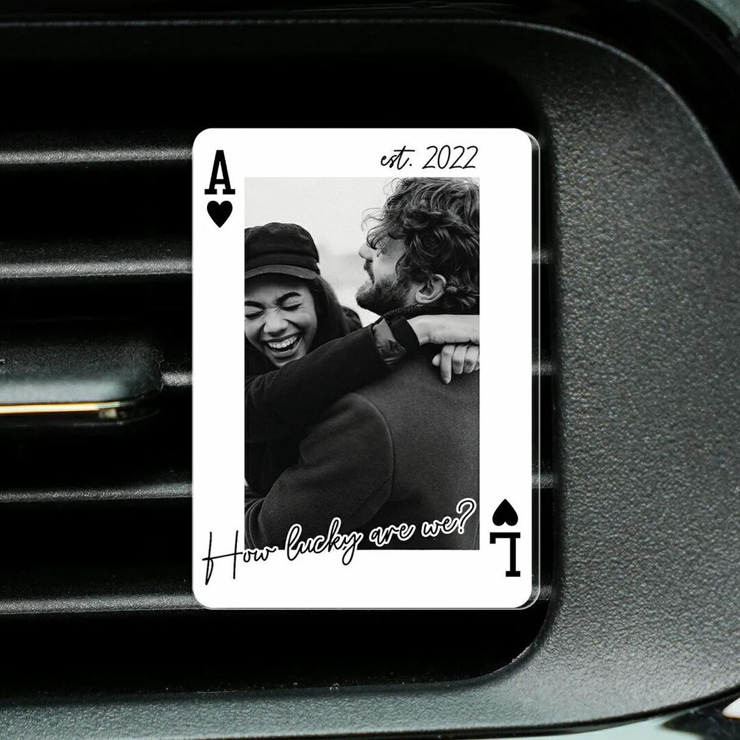 Personalized Photo Playing Card Gift, Custom Couple Photo Card ...