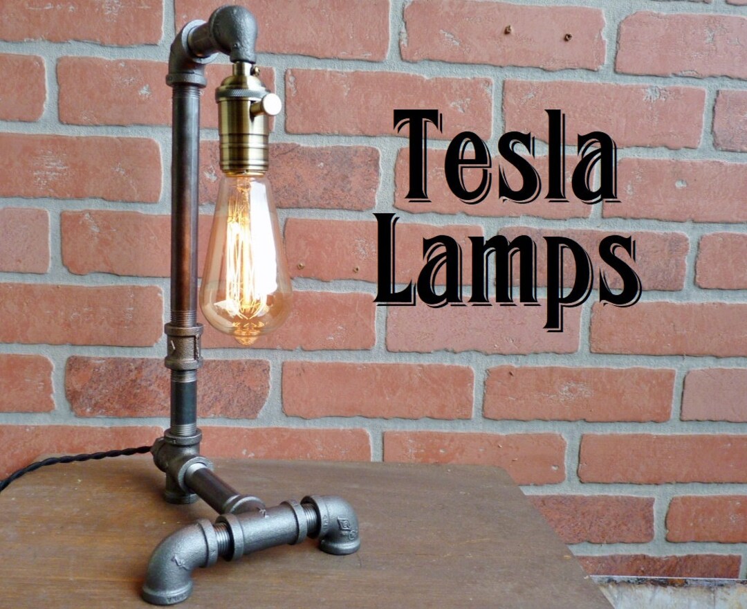 Iron Pipe Lamp With Solid Brass Dimmer Socket, Twisted Cloth Cord ...
