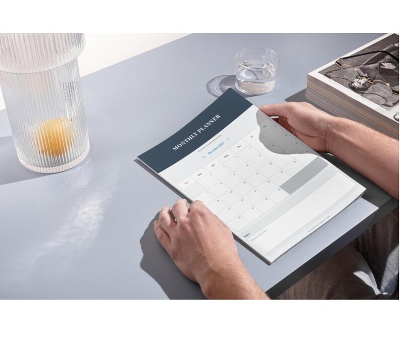 Monthly Planner Template (editable & Printable) - Etsy