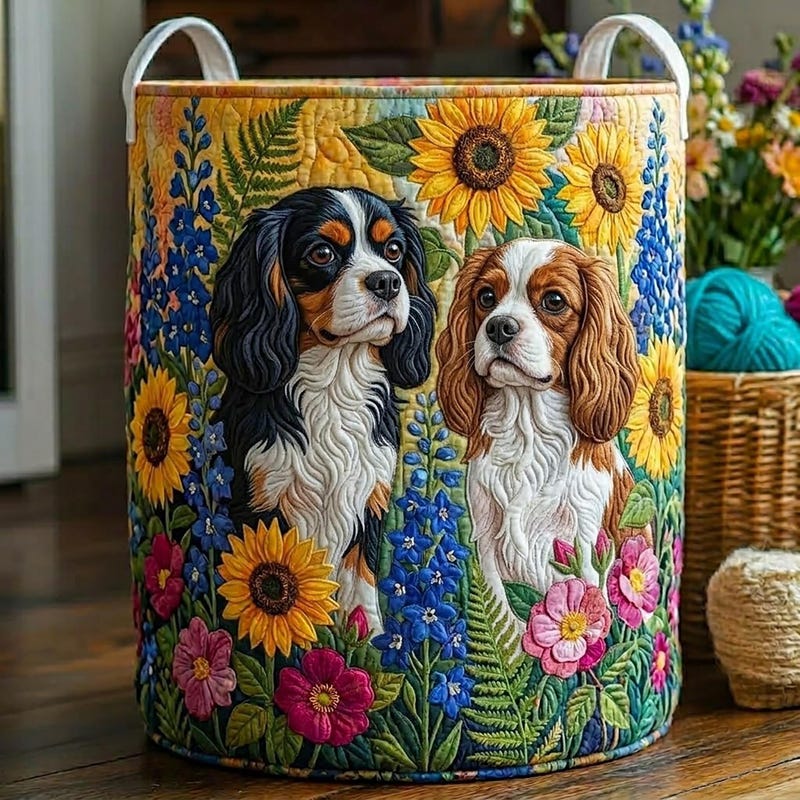Quilted Cat Baskets - Etsy