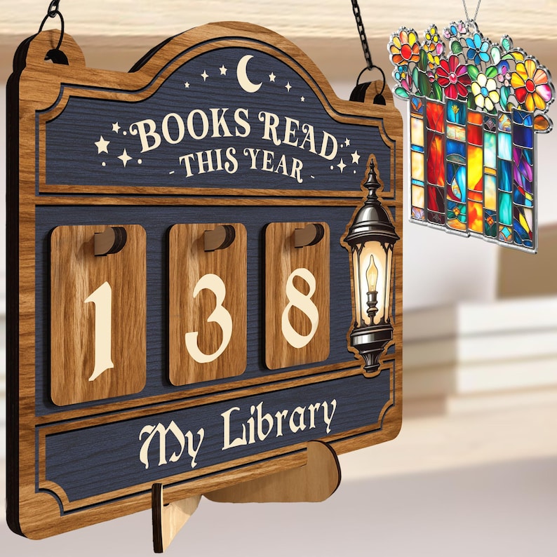 Personalized Fantasy Book Nook With Name, Cozy Glow Books Read Tracker ...