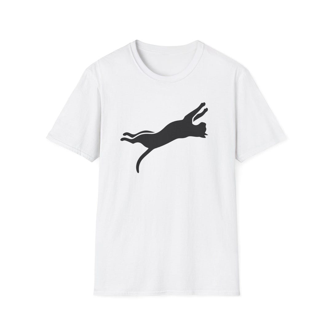 Leaping Greyhound T-shirt | Running Dog Silhouette - Etsy