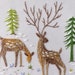 Snowy Deer - Embroidery Kit, Winter Christmas Embroidery, Christmas Diy ...