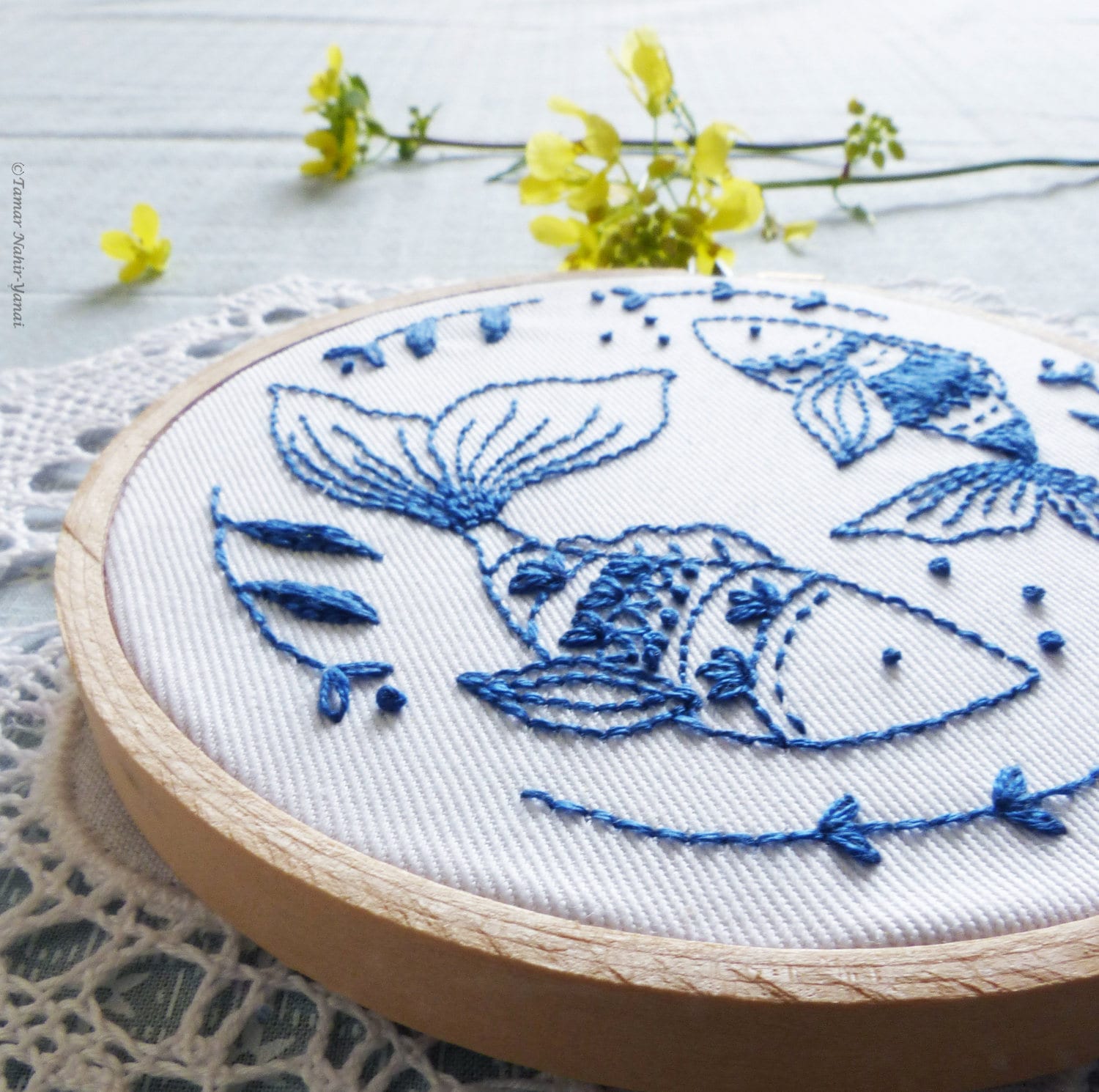Ocean Fish Embroidery Kit Christmas Gift for Friend Blue - Etsy