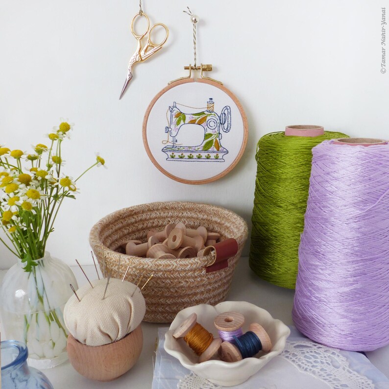 Sewing Machine - Embroidery Kit, Craft Embroidery, Diy Kit, Christmas ...