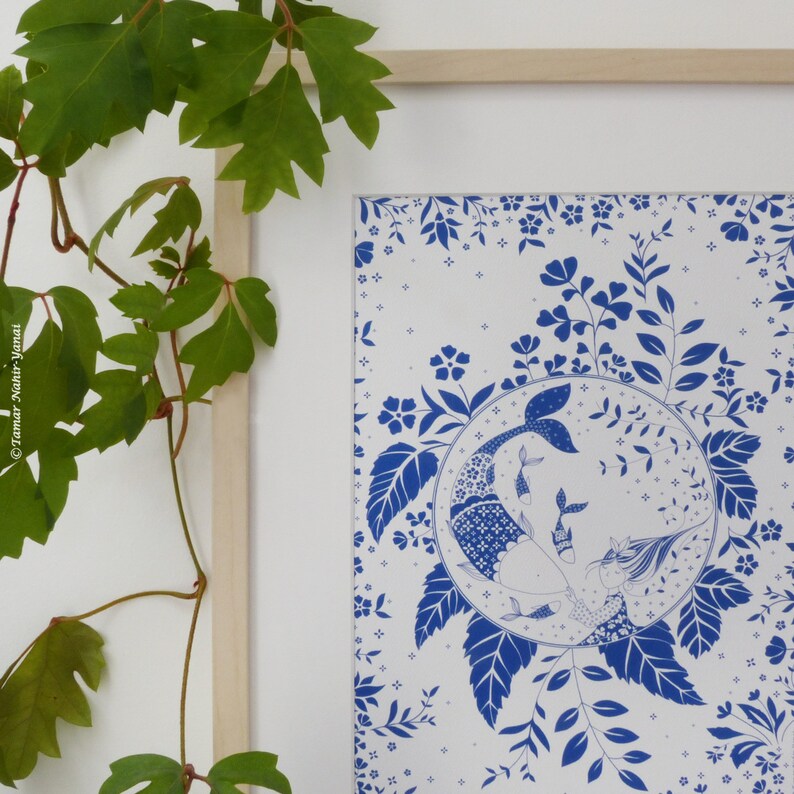 Ocean Princess A4 Print - Etsy