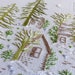 Snowy Night Embroidery Art Kit, Art Gift Diy, Creative Diy, Craft Kit ...
