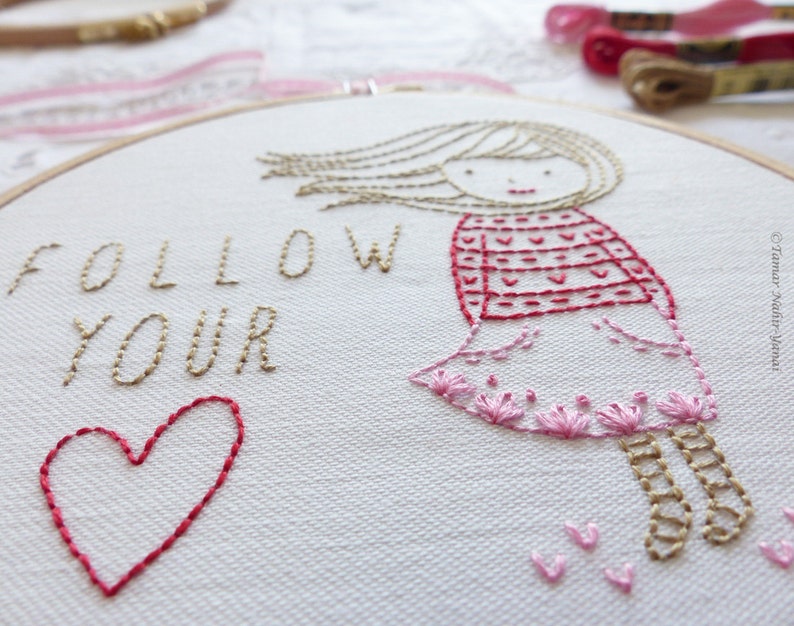 Follow Your Heart Inspirational Gift Modern Hand - Etsy