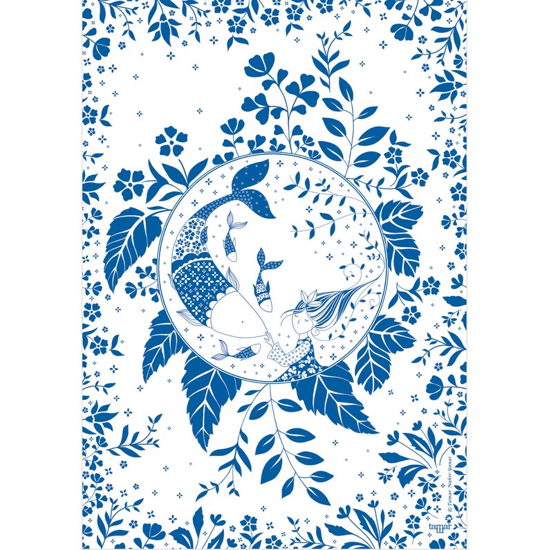 Ocean Princess A4 Print - Etsy