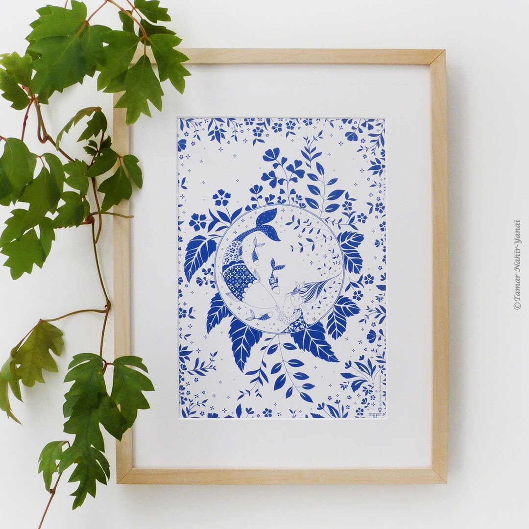 Ocean Princess - A4 Print - Etsy