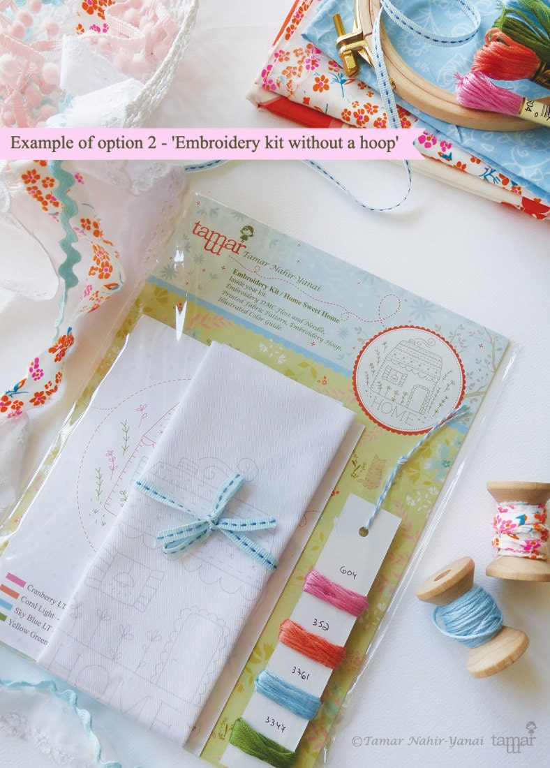 Girl and 2 Bunnies Hand Embroidery Bunny Mothers Day Gift - Etsy