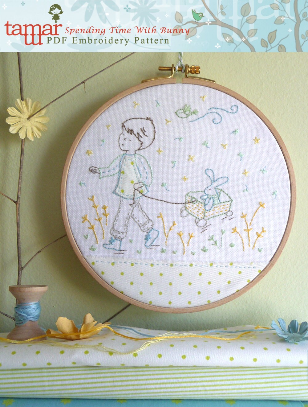 Embroidery Pattern Download Time Of Plenty embroidery | Etsy