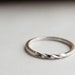 Triple Möbius Ring. Silver Twist Stacking Ring. Moebius Style Band ...