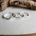 Triple Möbius Ring. Silver Twist Stacking Ring. Moebius Style - Etsy
