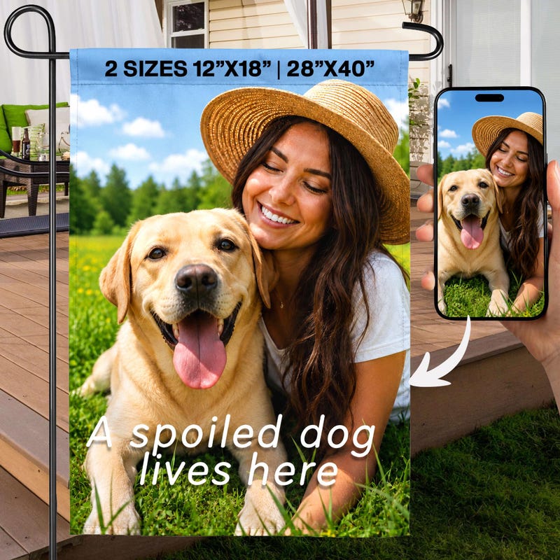 Personalized Dog House Flag - Etsy