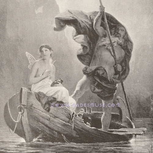 Psyche-hades-underworld-river Styx-persephone-1891 Antique | Etsy