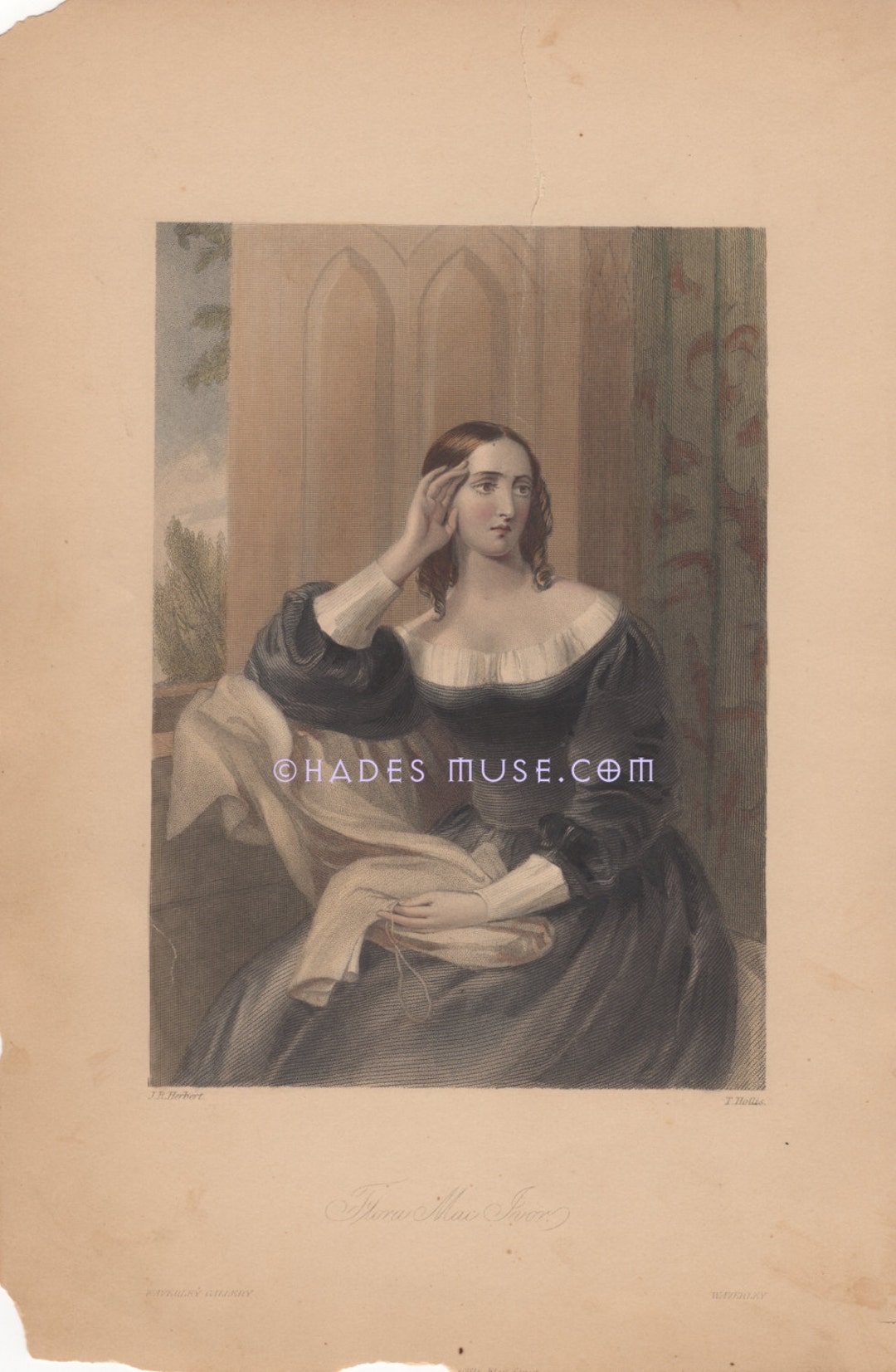 Ghastly Smile-bloody Relics-cold Lips-gloomy-woman-pale Lady-scottish ...