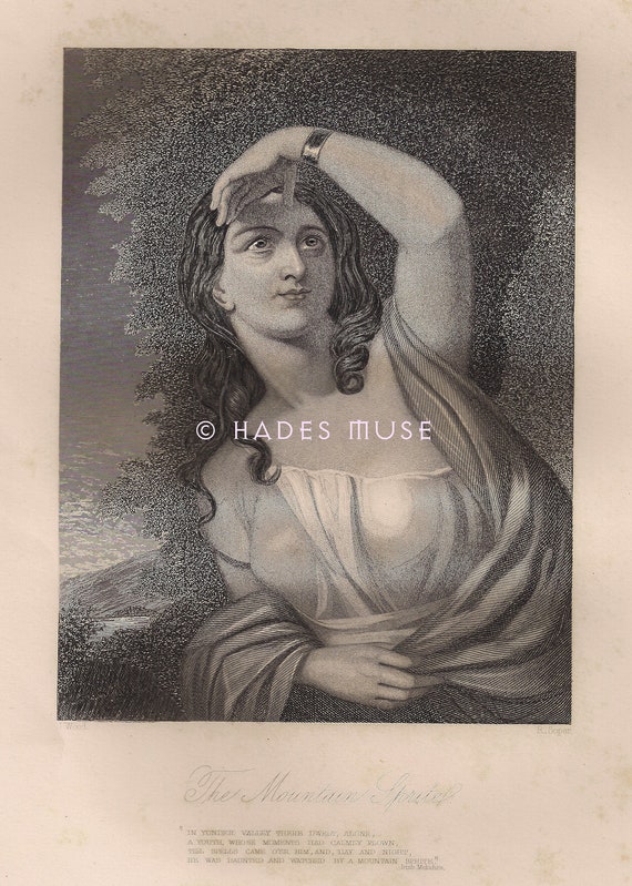 Mountain Sprite Haunts Man-pale Moonlight-puck & the - Etsy