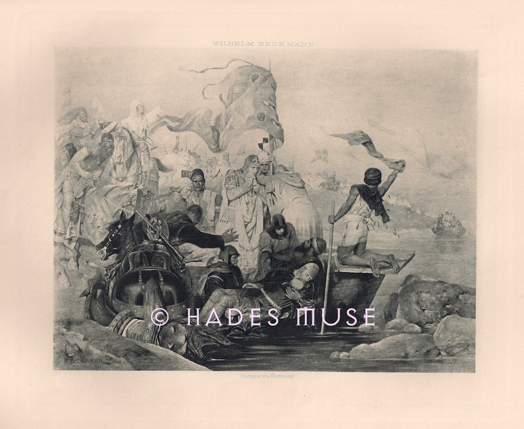 Drowned-death of Barbarossa-holy Roman Emperor-king of Germany-1894 ...