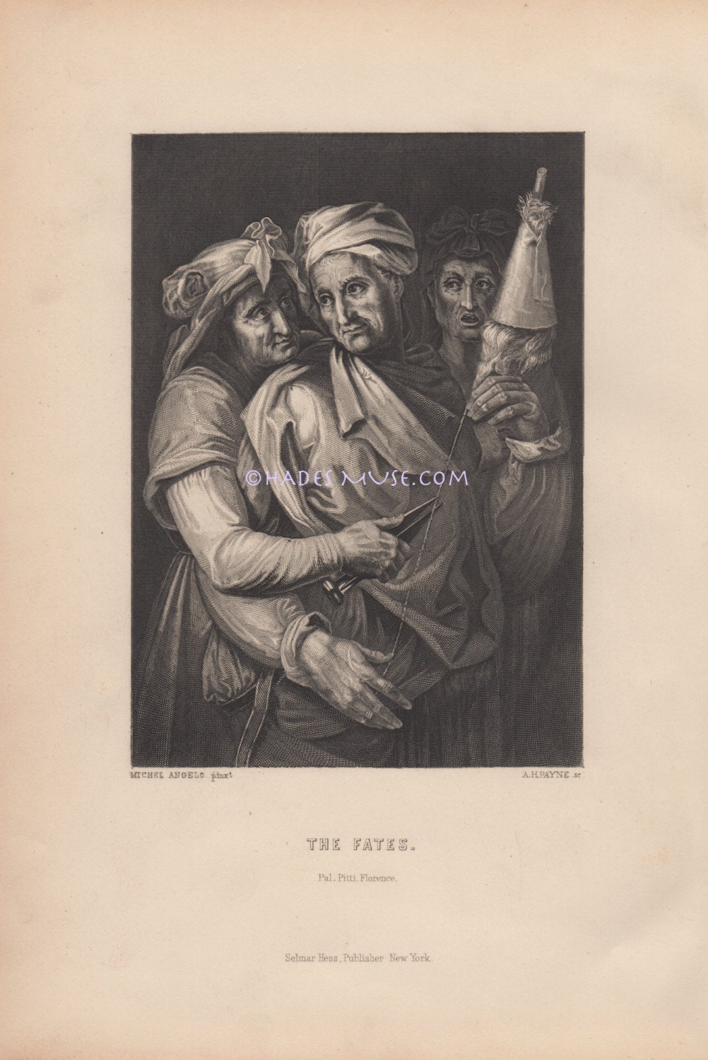 The Fates-destiny-thread of Life-greek Mythology-birth & - Etsy