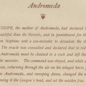Andromeda Chained to Rock-1891 Antique Vintage ART Print-beautiful Nude ...