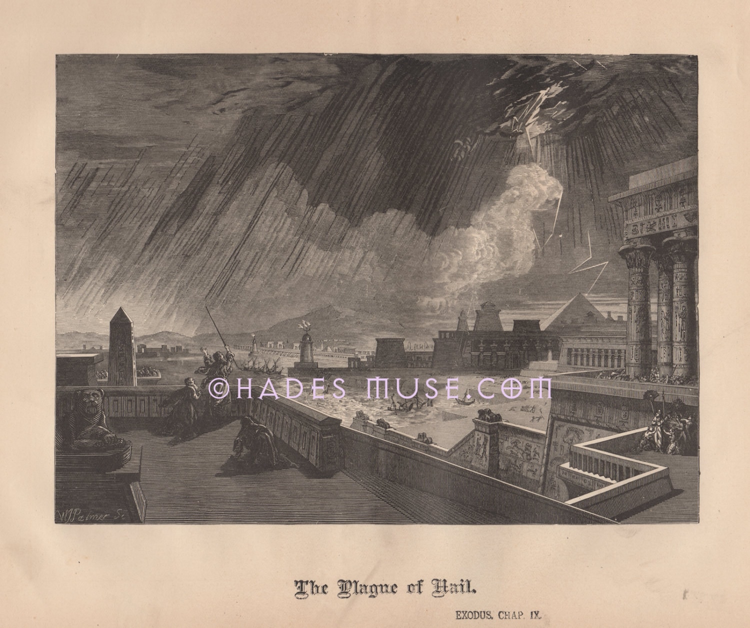 Plague of Hail-egypt-pharoah-egyptians-pyramids-exodus-heaven-yahweh ...