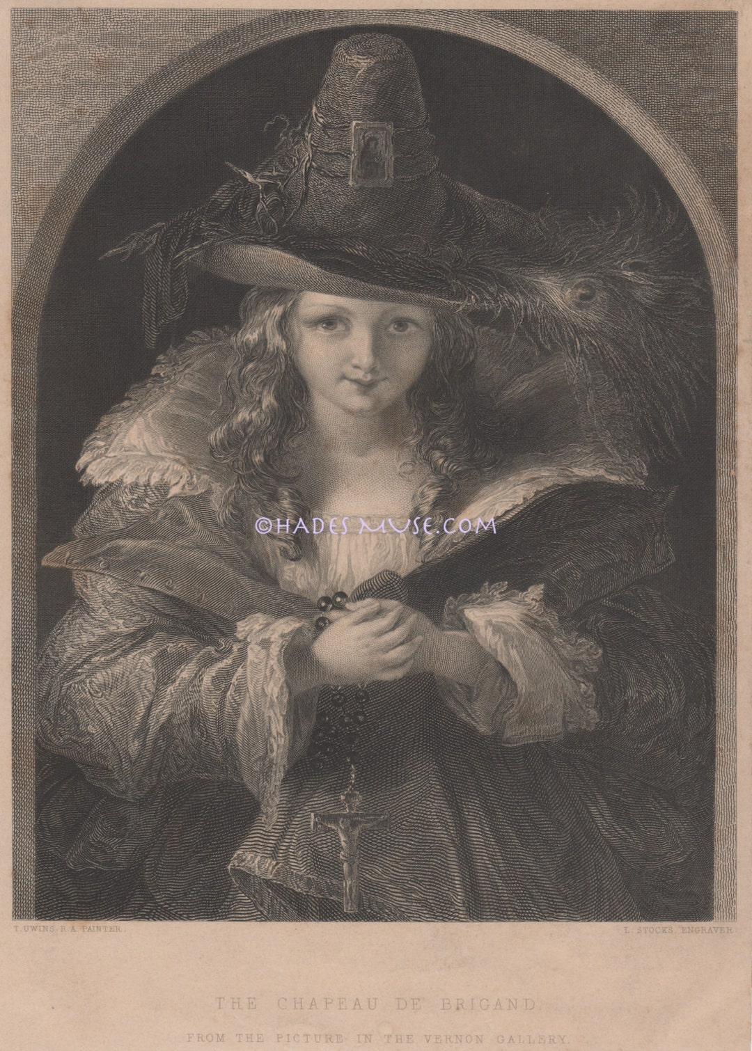 Rosary-fancy Pointed Hat-chapeau De Brigand-girl-17th Century Coat ...