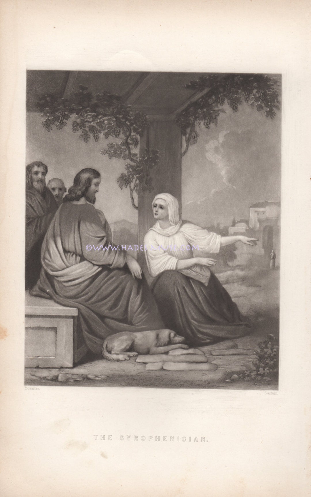 Exorcism-daughter Possessed by Demons-mercy-the Syrophenician-1848 ...