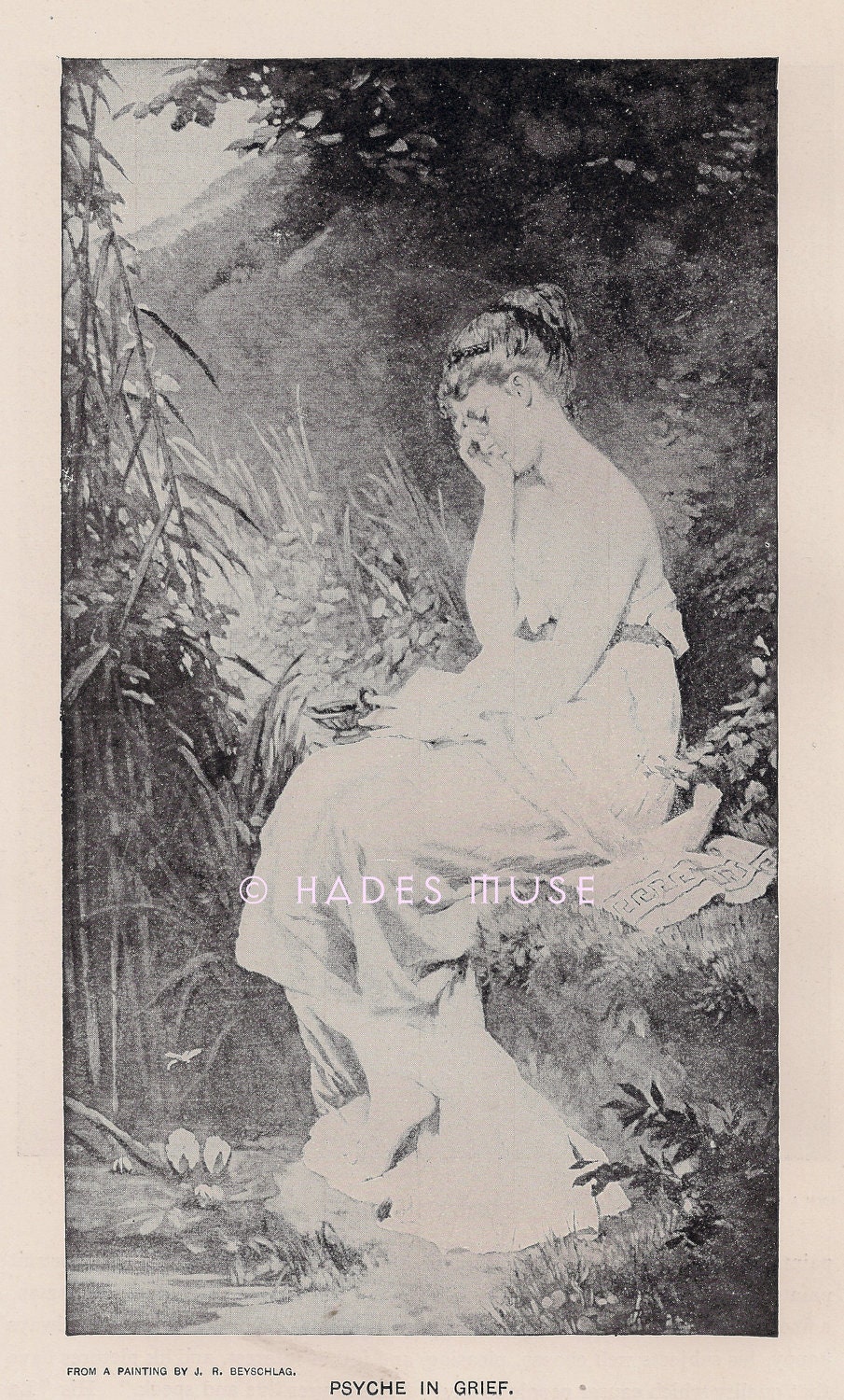 Psyche in Grief-greek Goddess-mythology-persephone-hades-mourning Loss ...