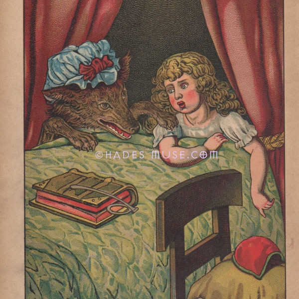 Old Little Red Hood Book - Etsy